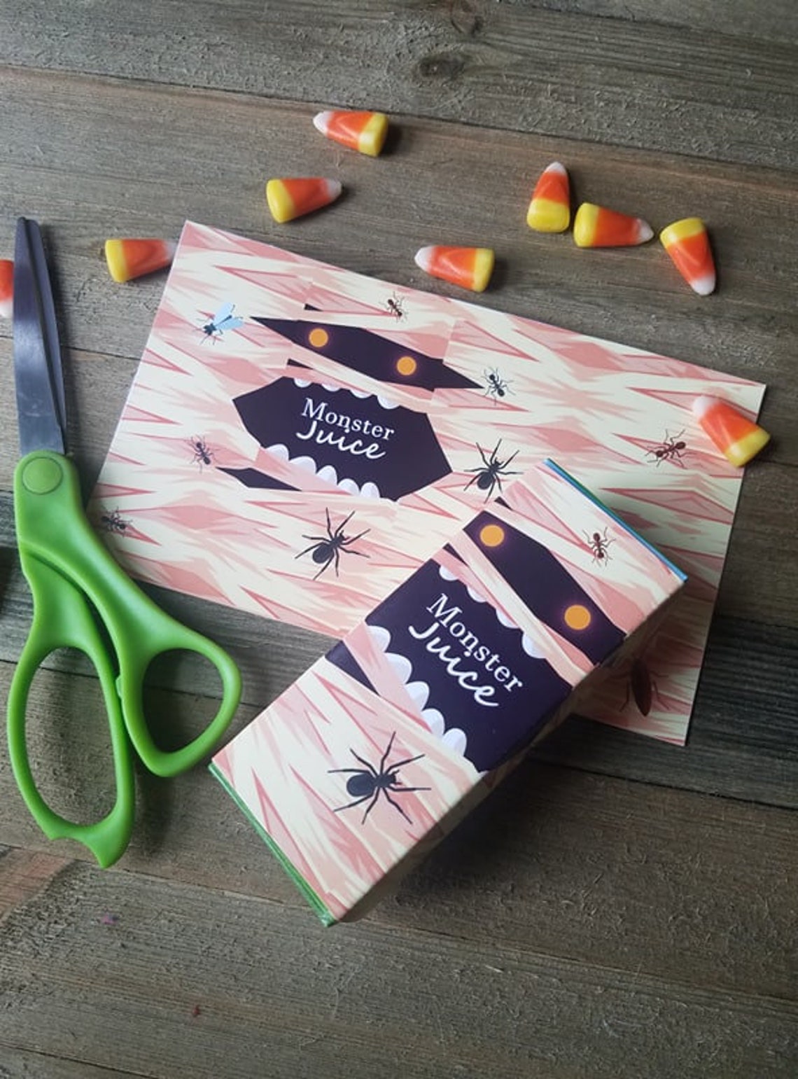 Halloween Juice Box Labels, Printable Monster Juice Box Covers ...