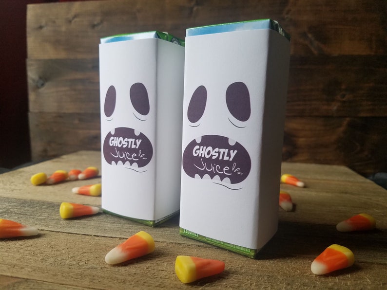 Halloween Juice Box Labels, Printable Monster Juice Box Covers ...