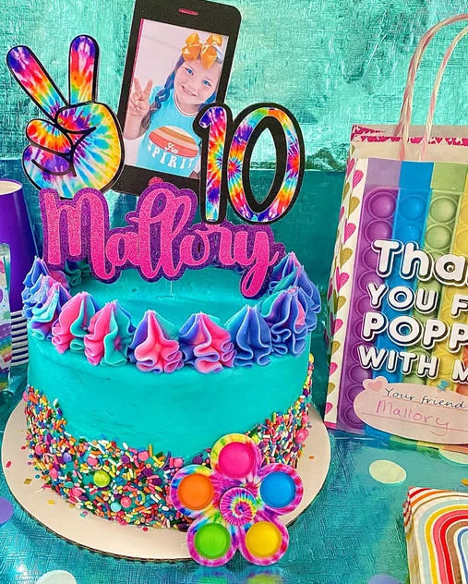 Pop It Birthday Favor Bag Decor Popit Birthday Pop It - Etsy