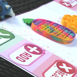 Fidget Trading Mat, Printable Pop It Party Decor, Pop It Birthday, Pop ...