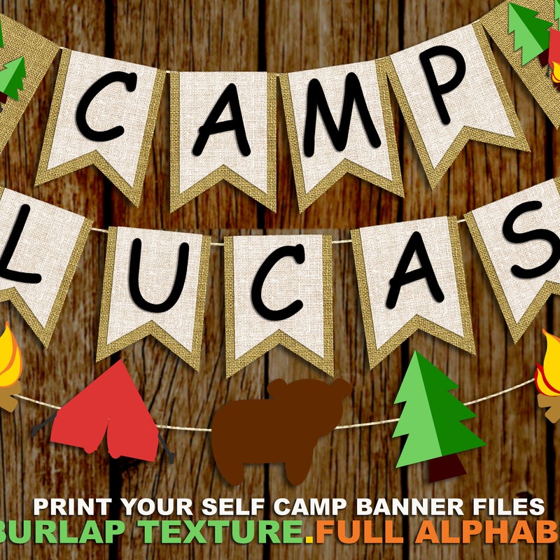 Camping Banner - Etsy