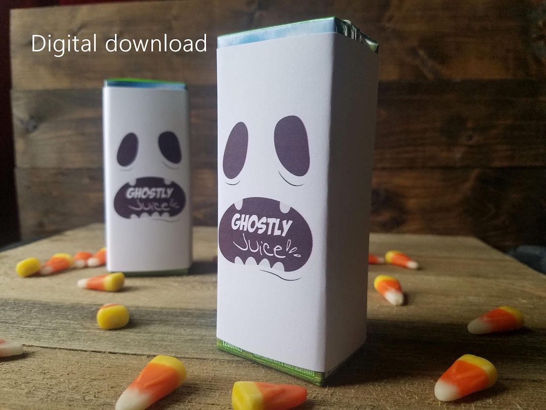 Halloween Juice Box Labels, Printable Monster Juice Box Covers ...