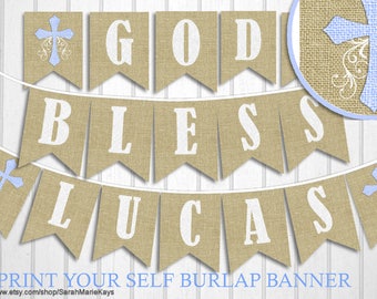 God Bless Banner Printable | Etsy