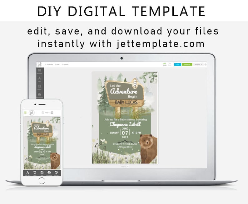 Editable National Park Invitation Little Explorer Adventure - Etsy