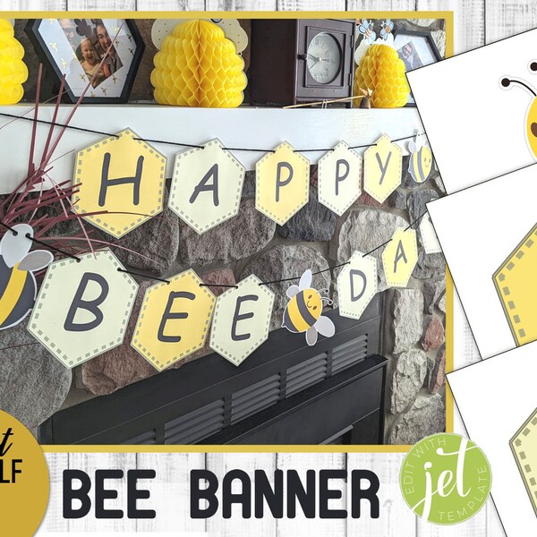 Bumble Bee Banner - Etsy
