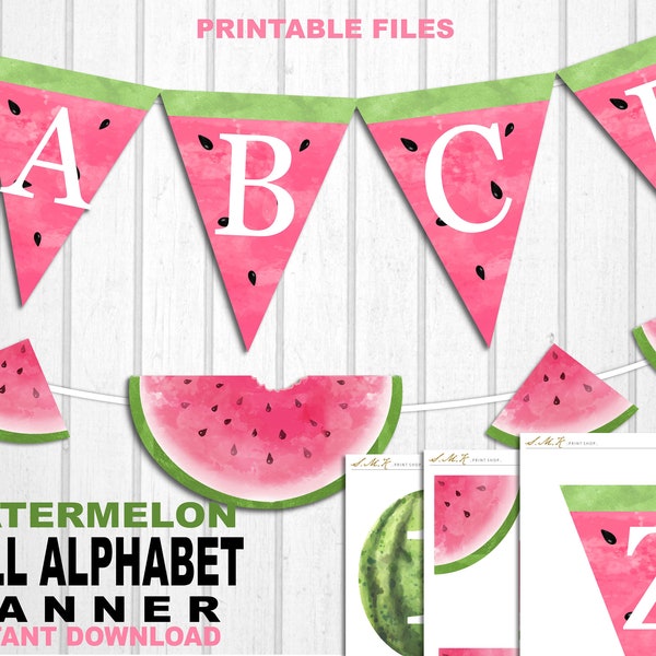 Watermelon Banner - Etsy