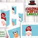 Christmas Juice Box Labels, 4 Label Pack, Printable Santa Juice Box ...