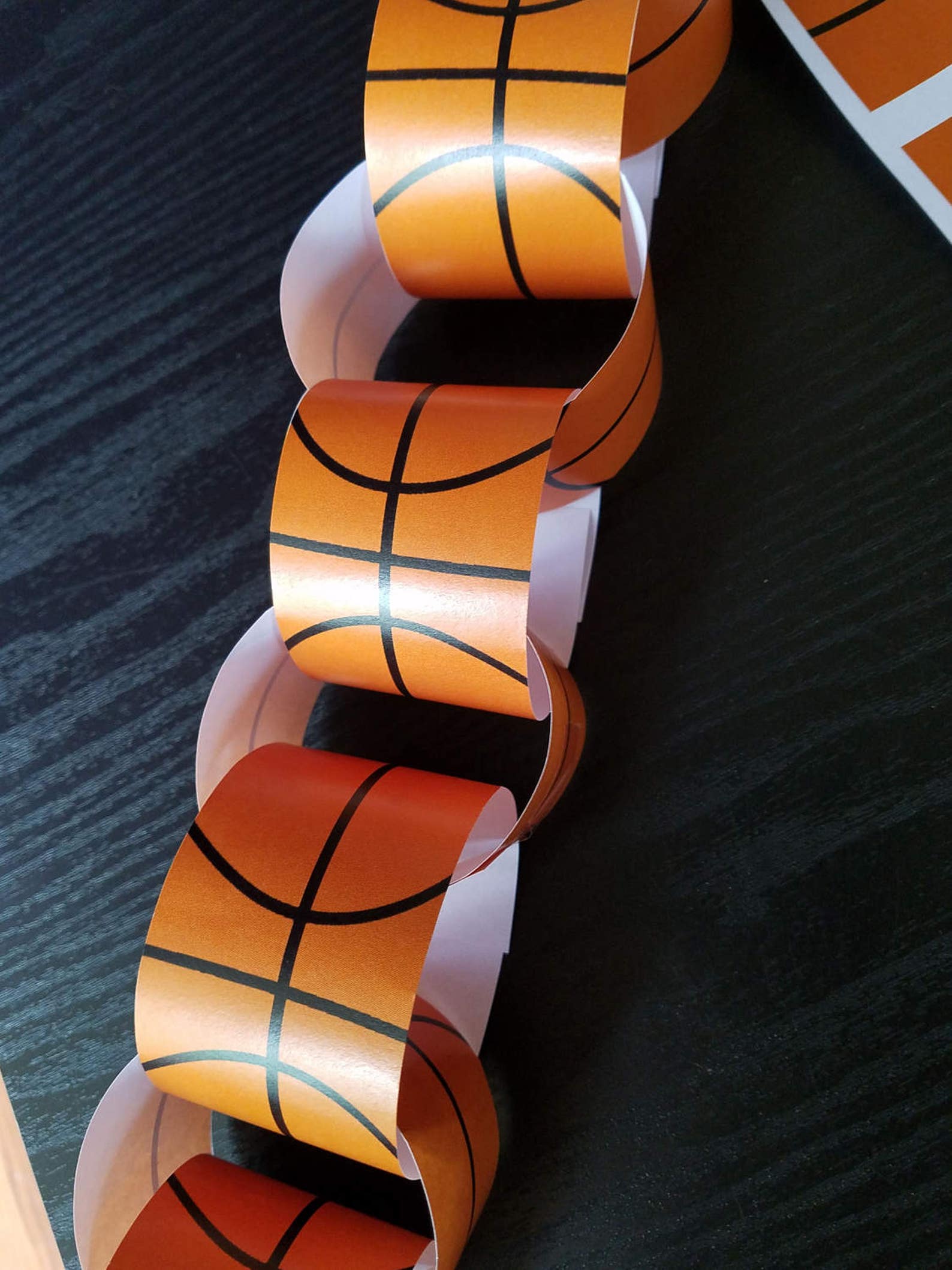 Basketball Chain Banner Basketball Birthday Basketball Baby | Etsy