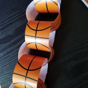Basketball Chain Banner, Basketball Birthday, Basketball Baby Shower ...