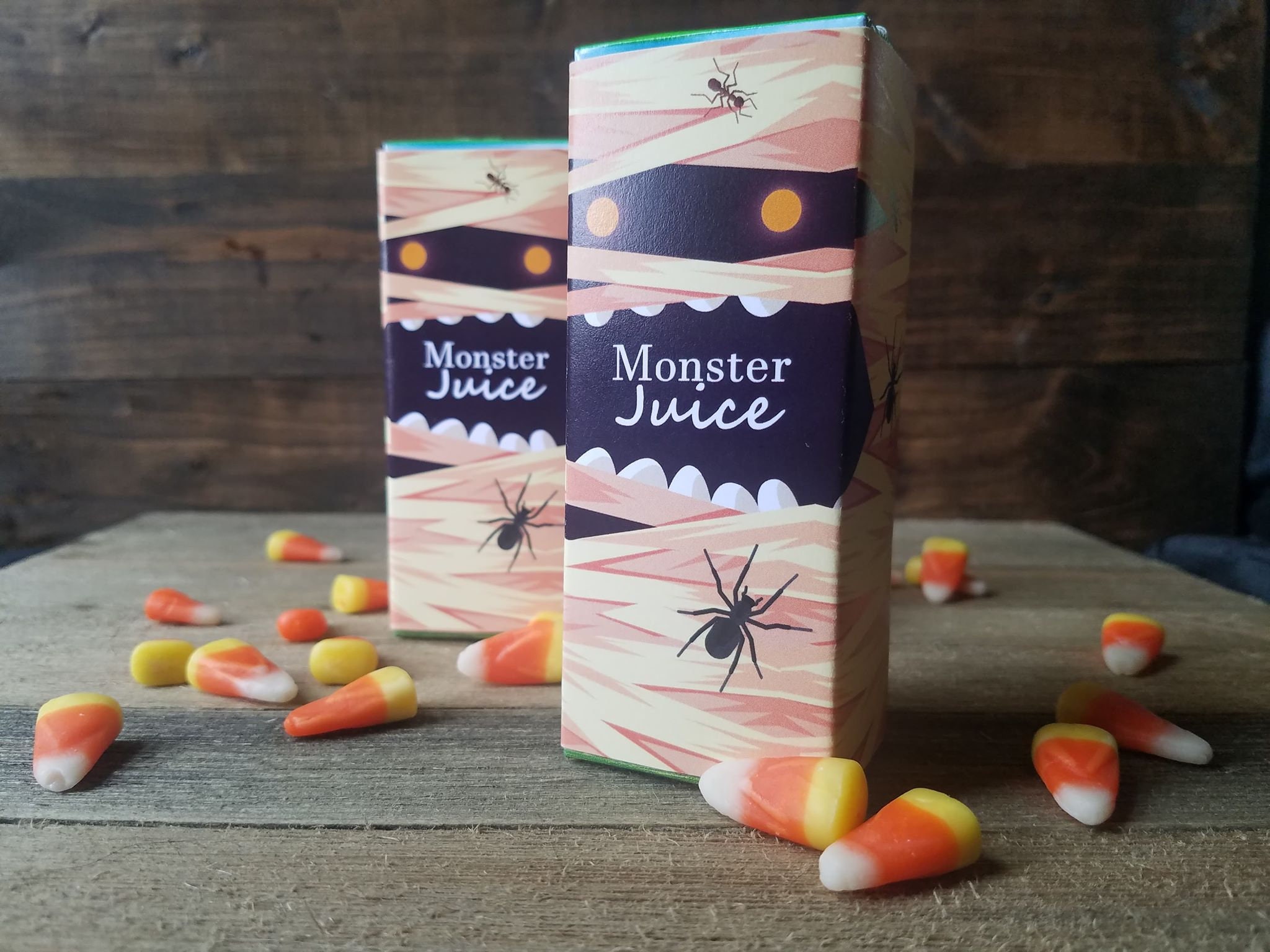 Halloween Juice Box Labels, Printable Monster Juice Box Covers ...