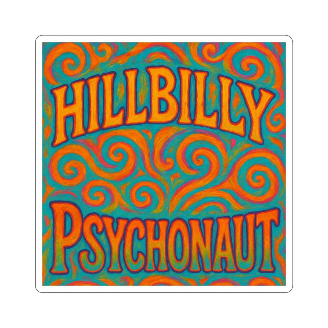Hillbilly Psychonaut Sticker – Psychedelic Trippy Art Decal, Vinyl ...