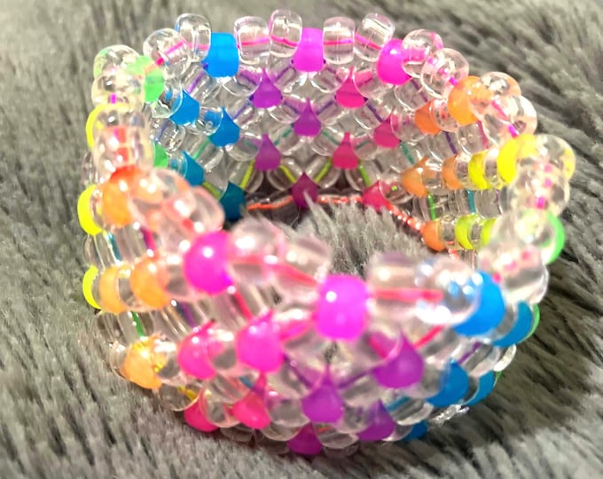 Rainbow Kandi Cuff Mini Rotater - Etsy