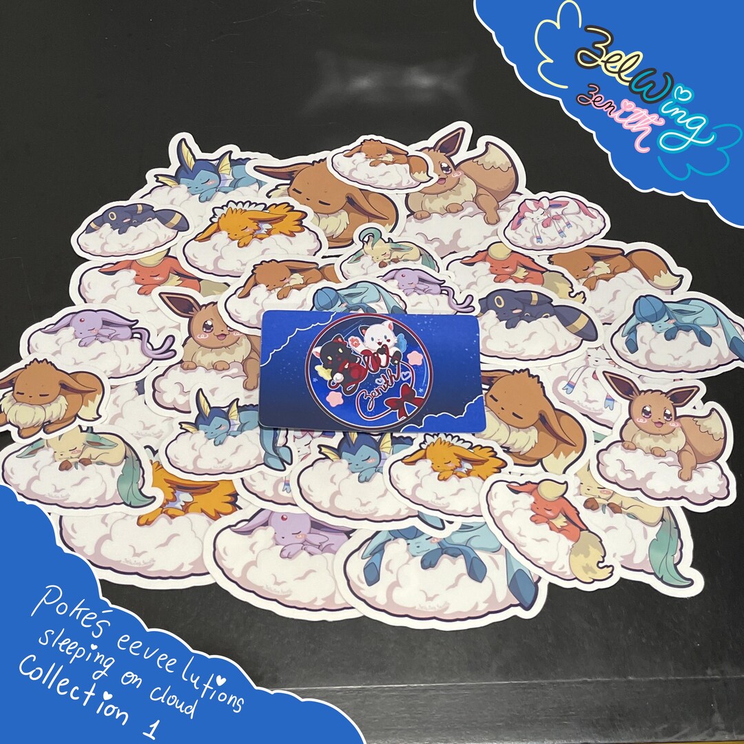 Pokes Collection 1 | Cute Anime Sticker | Die-cut | Vinyl Waterproof ...
