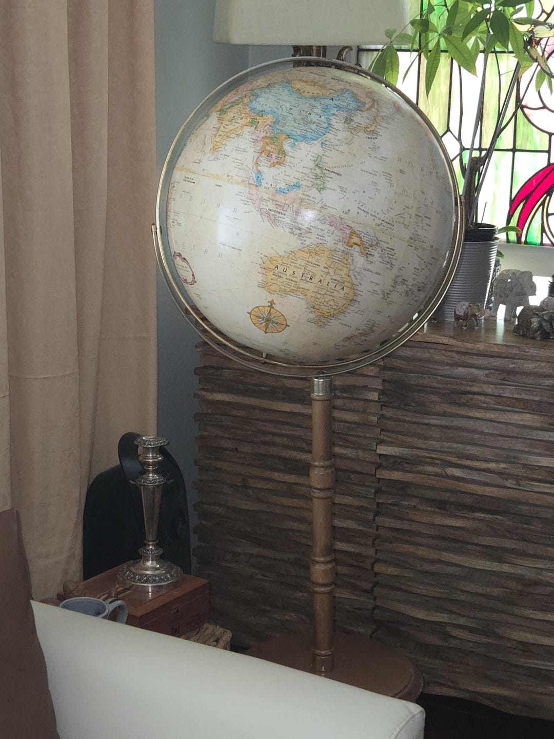 Vintage Globe, 16" Replogle World Classic - Etsy