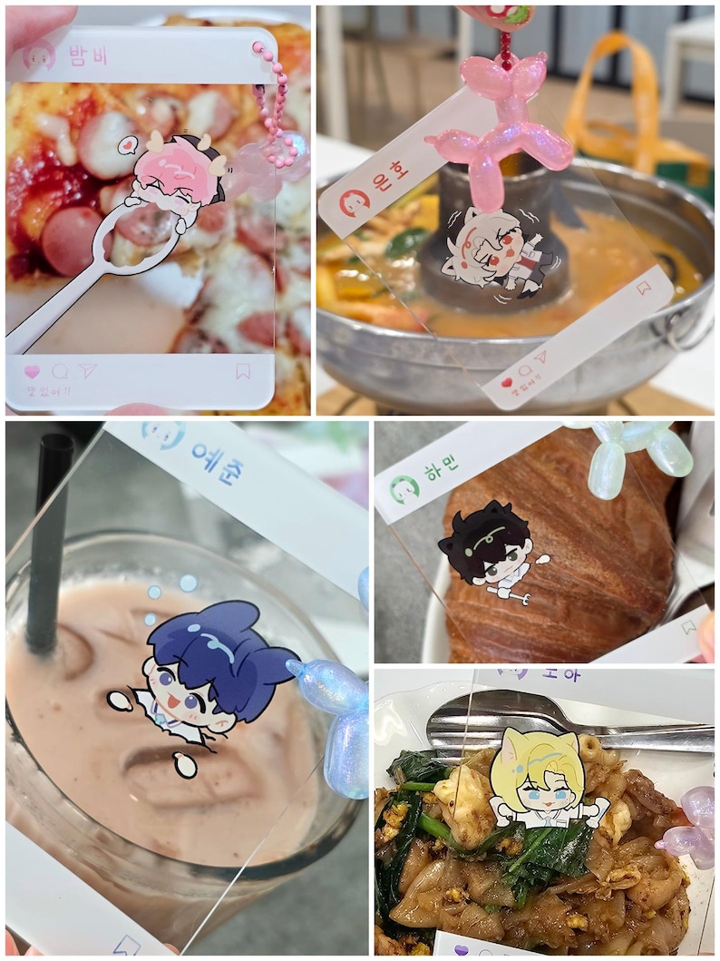 PLAVE K-POP Acrylic Insta Inspire Card Keychain - Etsy
