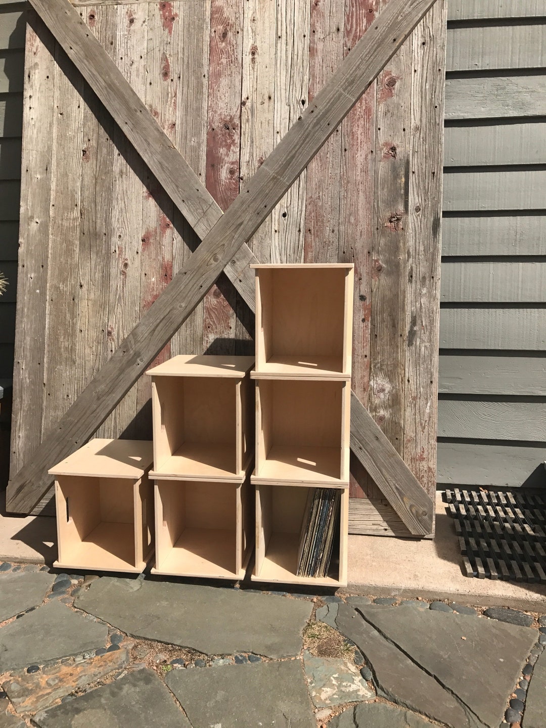 Pair Price DJ Record Storage Cubes Proper Vinyl Record Crate Baltic ...