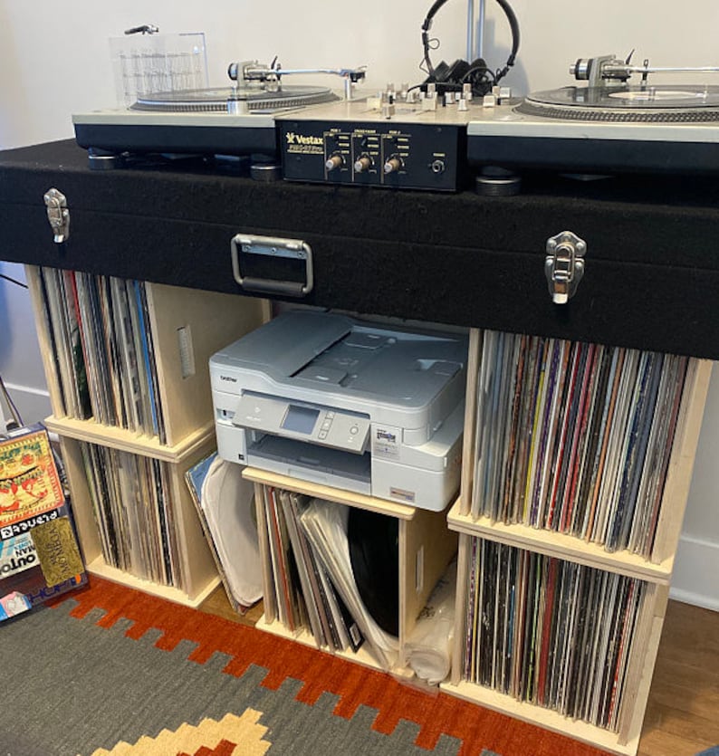 Pair of Proper Record Storage Cubes Proper Vinyl Record Crate Stack ...