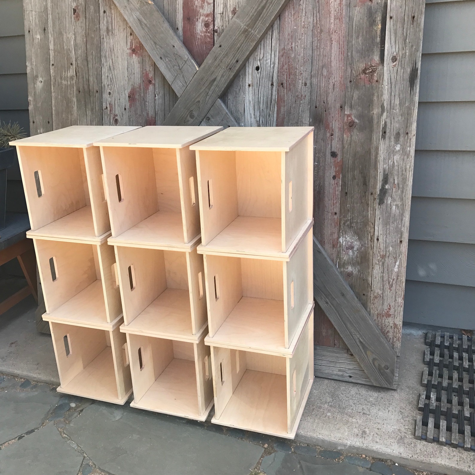 Recycled Glass and Concrete Record Storage Cube LP Vinyl | Etsy