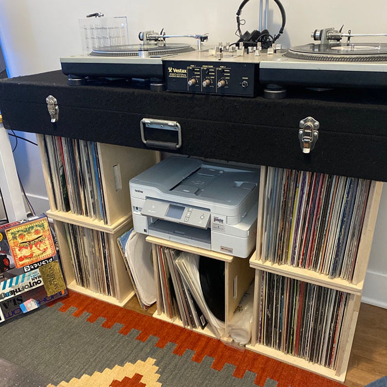Best DJ Record Storage Cube a Proper Vinyl Record Crate Stack-able ...