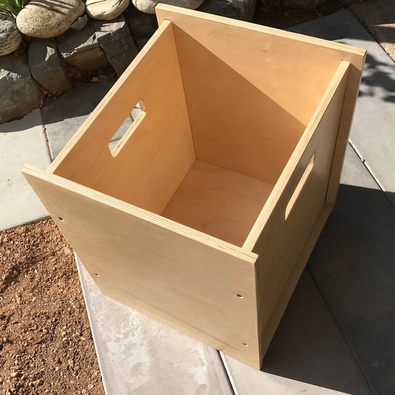 Plywood Storage Cube - Etsy