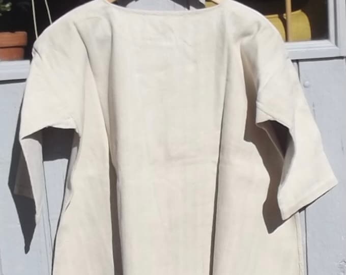 Antique French Peasant Linen Smock Hemp Tunic Shirt - Etsy