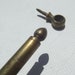 Antique French Small Brass Curtain Rod Vintage Bistro Pole for Nets or ...