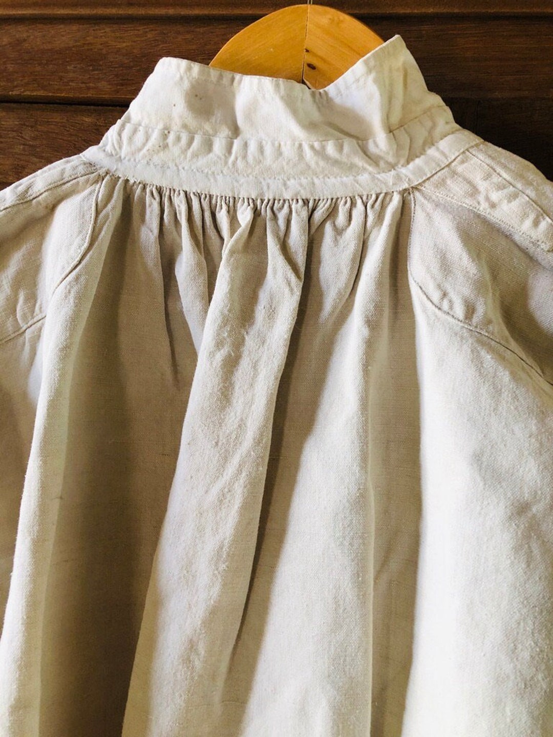 Antique French Shirt Linen Smock Country Work Tunic Chemise - Etsy