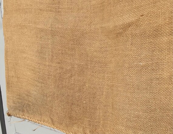 Large Heavy Vintage French Hessian Jute Burlap Sack Bag Lyon Craft ...