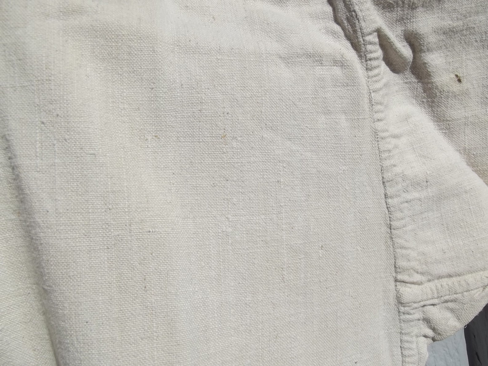 Antique French Peasant Linen Smock Hemp Tunic Shirt | Etsy
