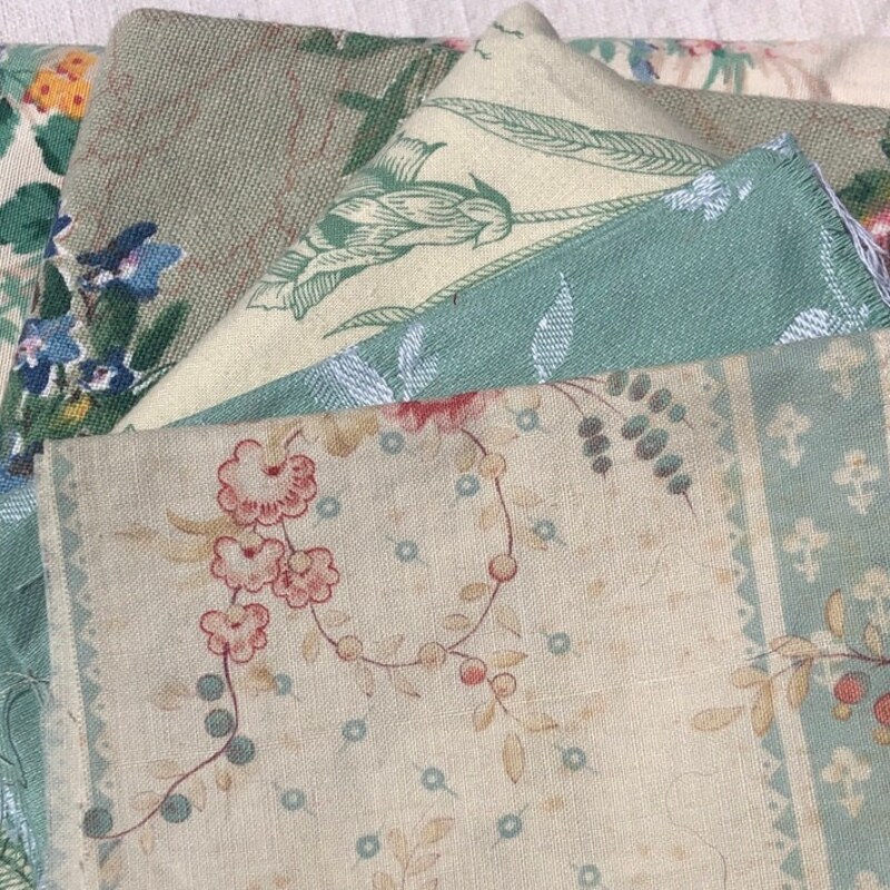 Vintage French Fabric - Etsy