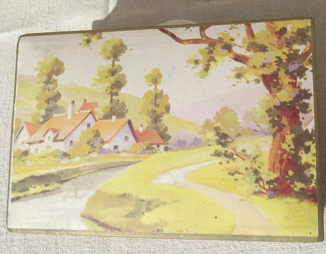 Antique French Chocolate Box Sweets Bonbons Candy - Etsy