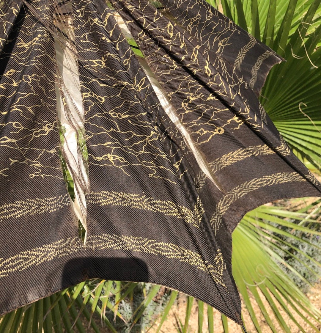 Antique French Parasol Fabric and Silk Shade Umbrella for Repair - Etsy