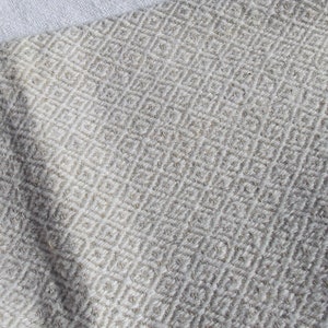 Woven Vintage French Fabric Linen Cloth Textured Basque Country Textile ...