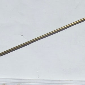 Antique French Small Brass Curtain Rod Vintage Bistro Pole for Nets or ...