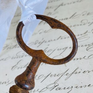 Antique French Iron Key Front Door Gate Key - Etsy