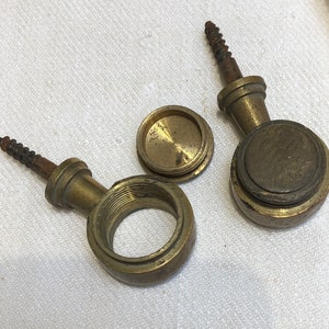 Antique French Brass Rod Vintage Bistro Curtain Cafe Poles Wall Hanging ...