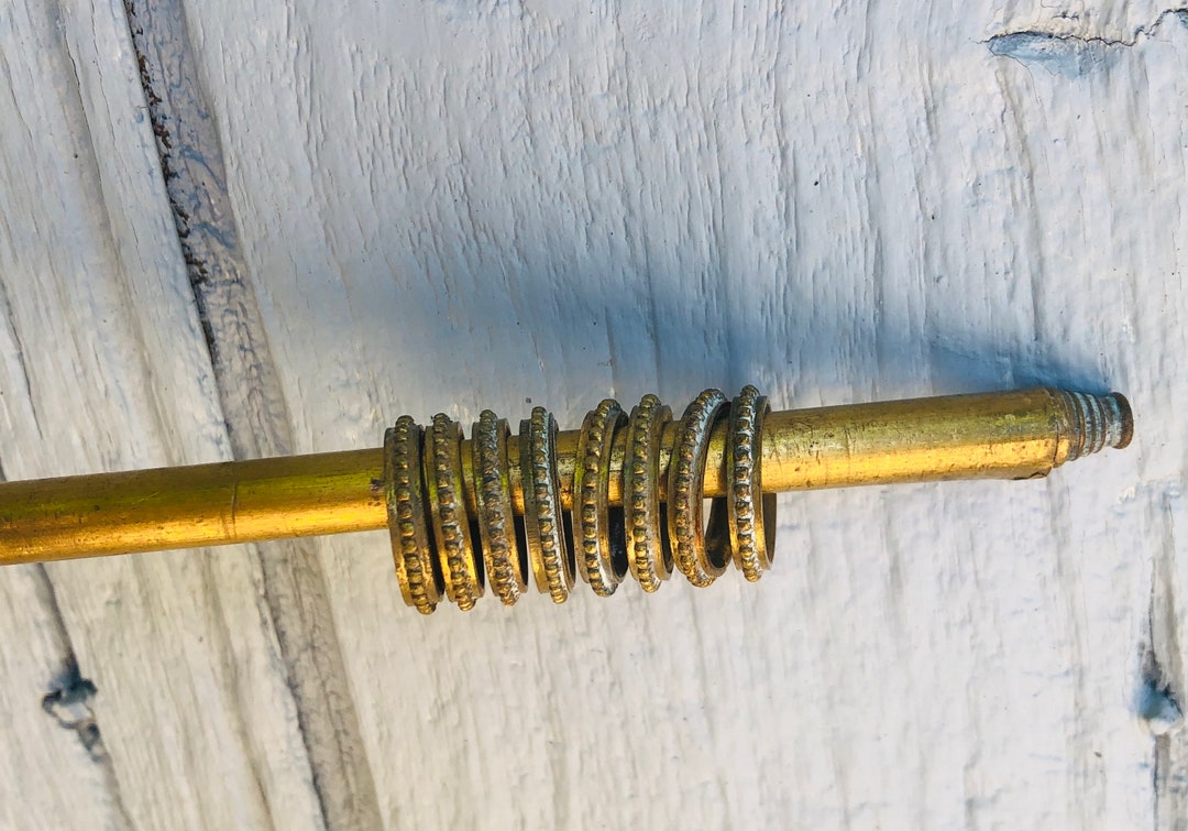 Lot Antique Tiny French Curtain Rings Small Brass Loops Drapery 1900 - Etsy