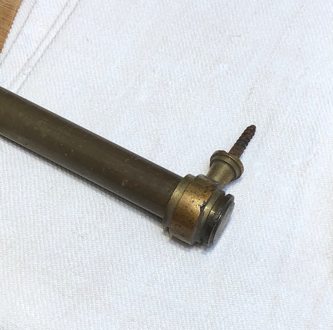 Antique French Brass Rod Vintage Bistro Curtain Cafe Poles Wall Hanging ...