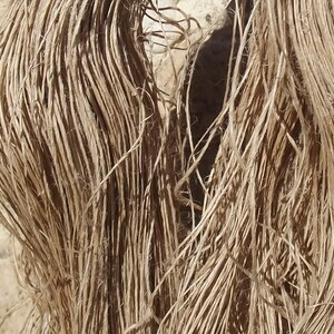 Antique French Linen Thread Rustic Chanvre Skein Hand Spun Hemp Natural ...