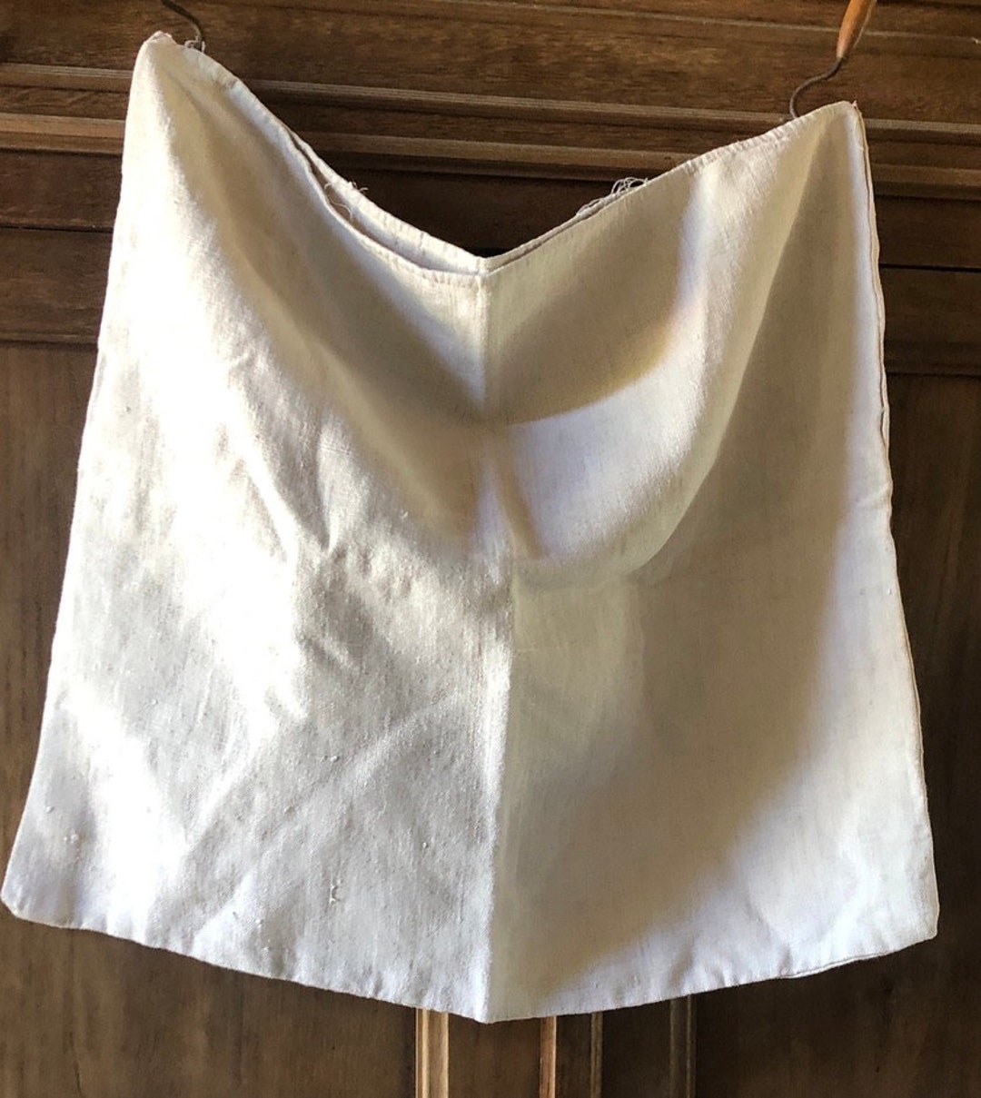 Antique 19th Century French Linen Hand Woven Cover Sack Bag Oatmeal ...