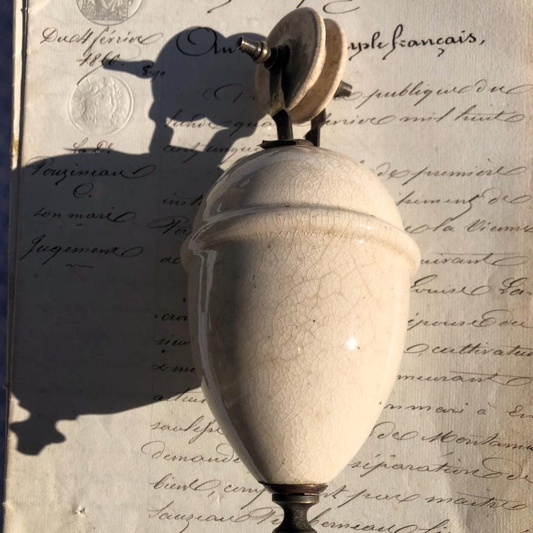 Antique French Light Weight Porcelain Chandelier Rise and Fall Pulley ...
