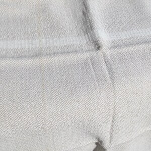 Woven Vintage French Fabric Linen Cloth Textured Basque Country Textile ...