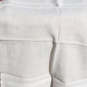 Woven Vintage French Fabric Linen Cloth Textured Basque Country Textile ...