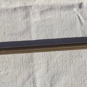 Antique French Brass Rod Vintage Bistro Cafe Pole for Small Curtains ...