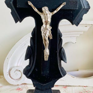 Antique Vintage French Altar Cross Gothic Crucifix Church Shrine - Etsy