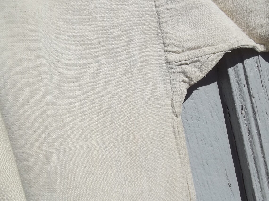 Antique French Peasant Linen Smock Hemp Tunic Shirt | Etsy