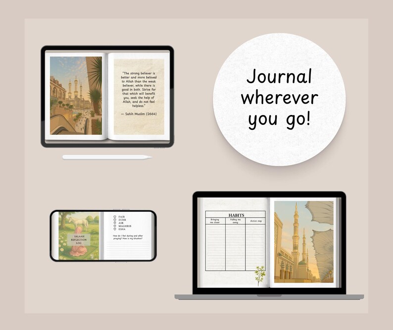 Islamic Reflection Journal | Mindfulness | Gratitude | Interactive ...