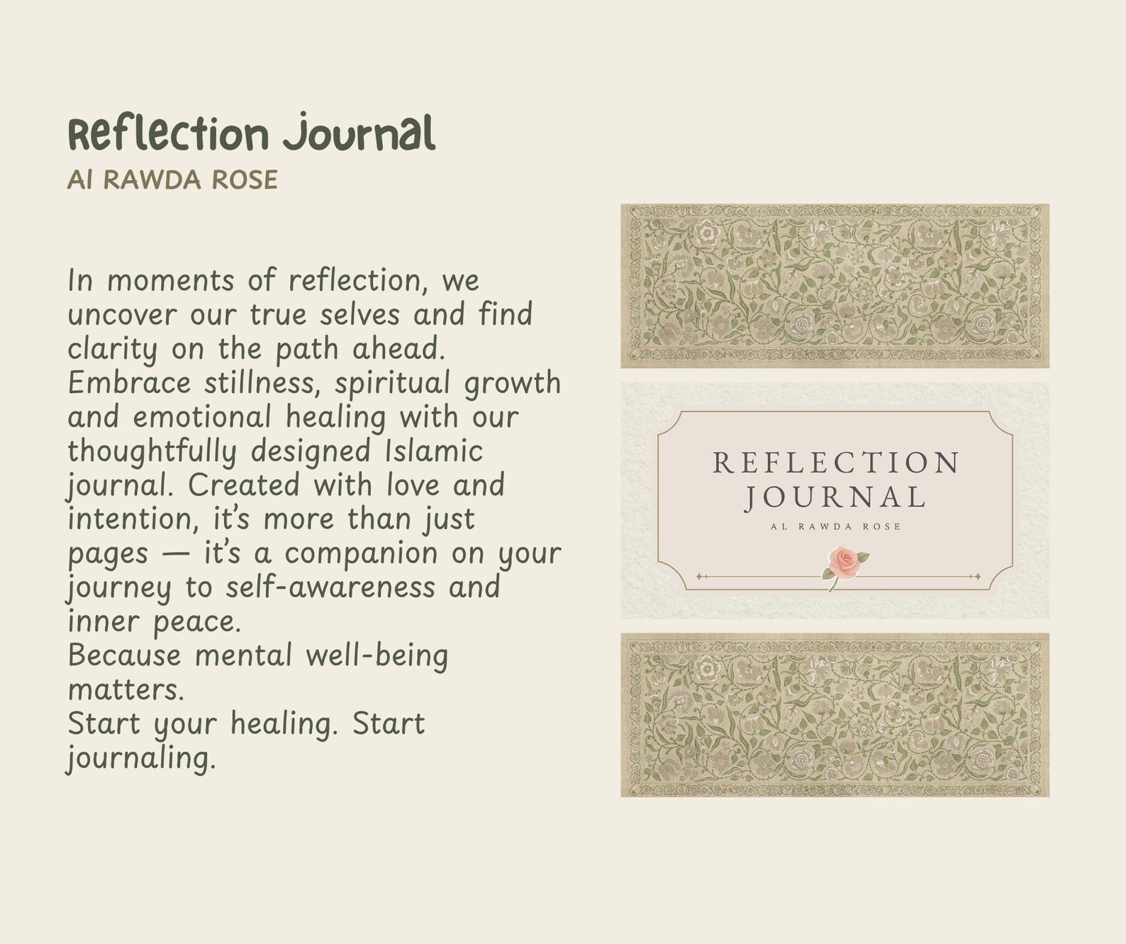 Islamic Reflection Journal | Mindfulness | Gratitude | Interactive ...
