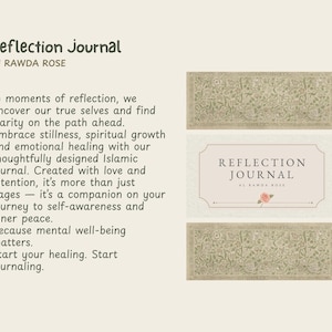 Islamic Reflection Journal | Mindfulness | Gratitude | Interactive ...