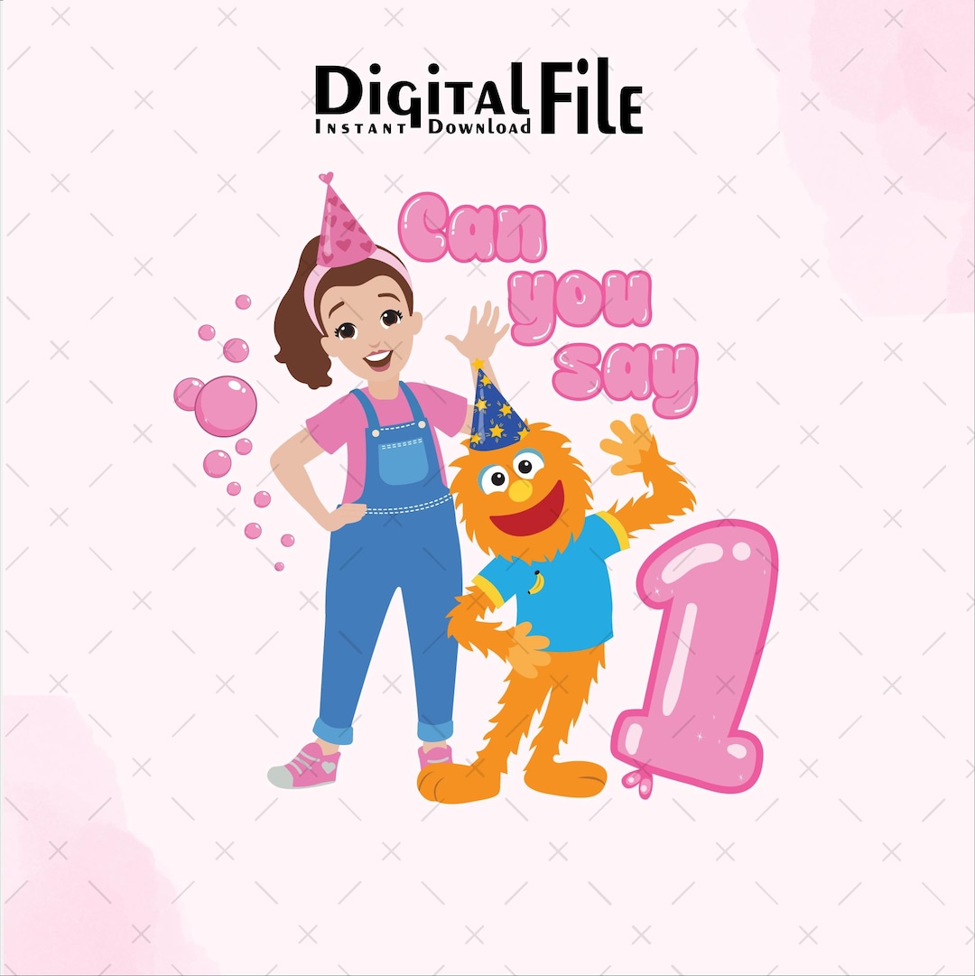 Can You Say 1 Png Rachel Clipart Instant Download - Etsy